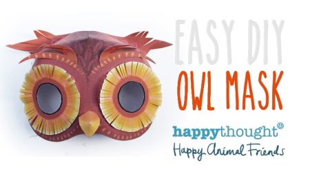 Easy DIY mask templates to download and make at home • Happythought