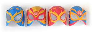 Make Lucha Libre masks: Afordable no sew mask template + easy tutorial