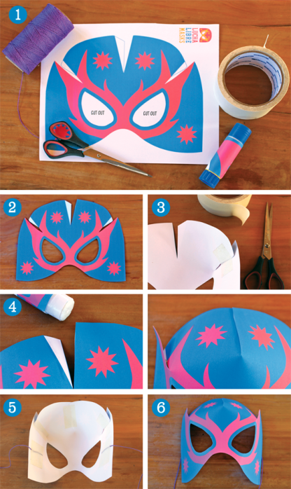 Make a Lucha Libre mask video .Get crafty • Happythought