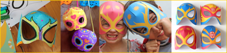 Paper mask template. Be crafty • Happythought