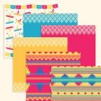 Cinco de Mayo digital scrapbooking-12 Mexican scrapbooking papers
