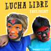 Lucha Libre face paint tutorial. Step-by-step photos + video • Happythought