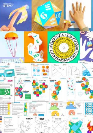 Printable STEM worksheets - Discover, create + play today • Happythought