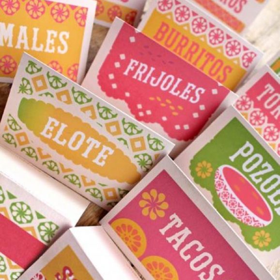 Mexican paper craft decorations: DIY tutorial + template • Happythought