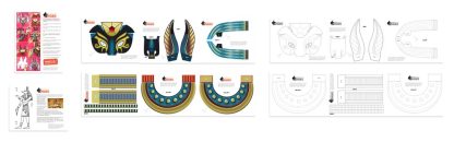 DIY Anubis mask template. Paper costume mask • Happythought