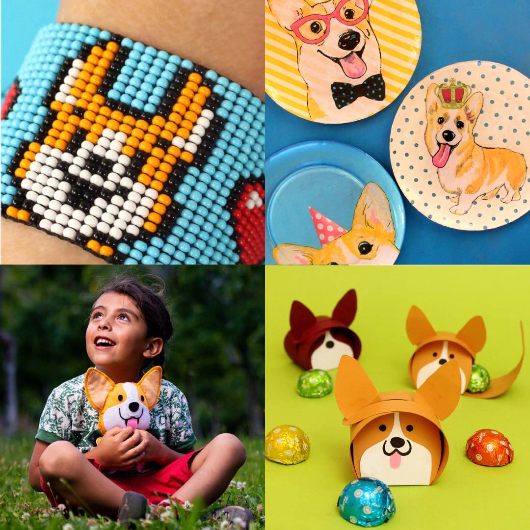 Corgi Crafts: 23 fun and adorable corgi craft projects • Happythought