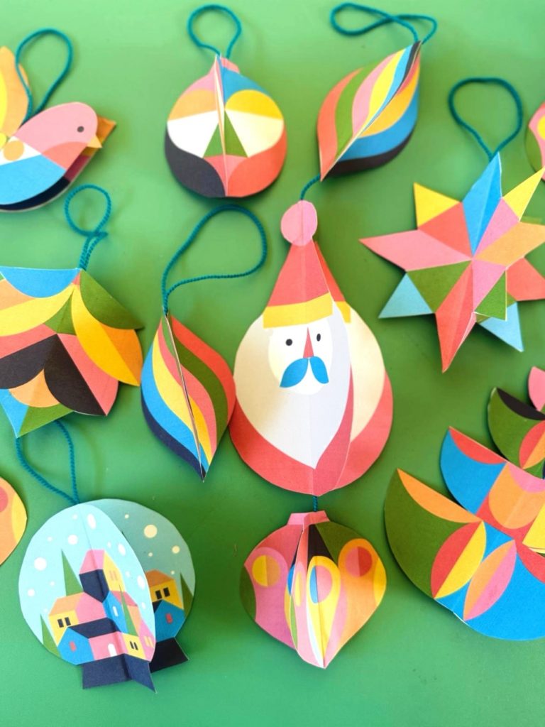 Festive Paper Ornaments Craft: Fun + Easy Classroom Craft Ideas