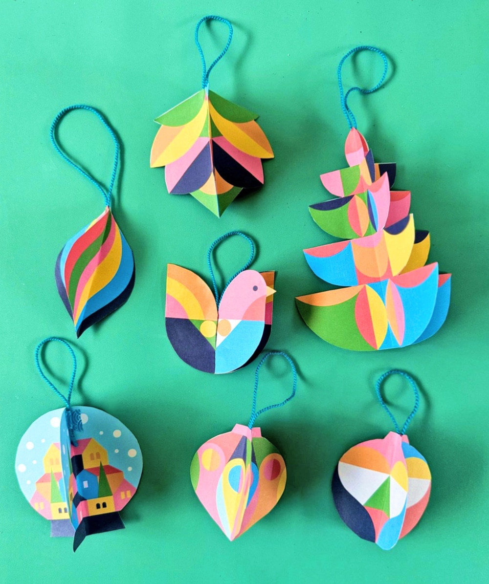Festive Paper Ornaments Craft: Fun + Easy Classroom Craft Ideas