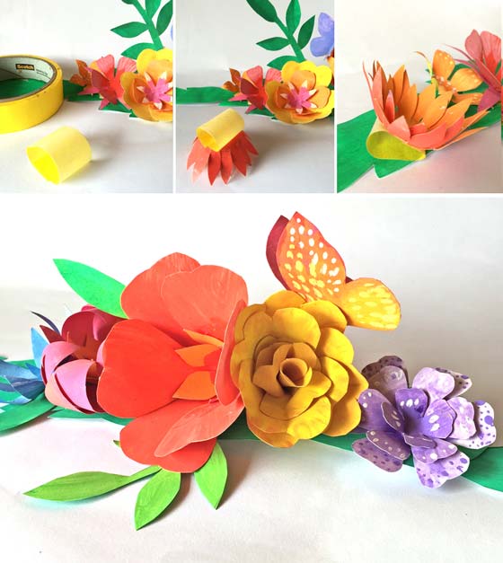 How To Make A Paper Flower Crown For Cinco De Mayo