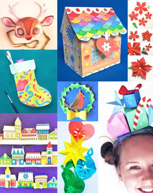 Holiday craft activity ideas and worksheets. 15 printable DIY Kids ...