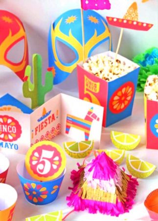 Printable Kids activity. Easy DIY Crafts for Cinco de Mayo • Happythought