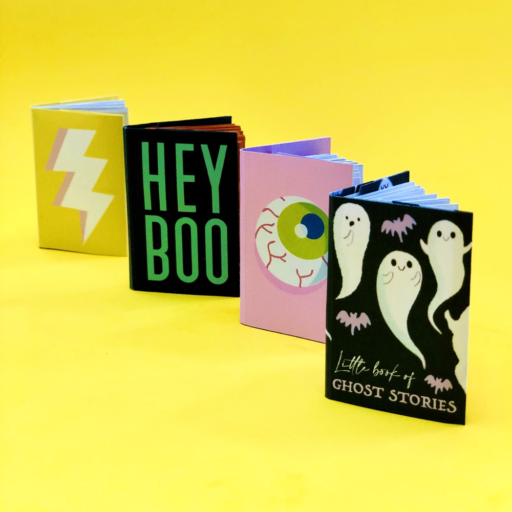 Halloween Mini books activity: DIY coloring in book activity • Happythought
