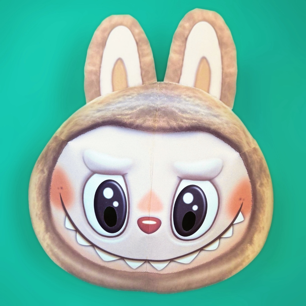 Labubu Mask Template: DIY paper craft, Fun for Parties and events