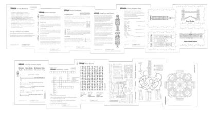 London printables and activity worksheet pack PDF • Happythought