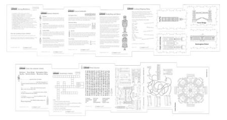 London printables and activity worksheet pack PDF • Happythought