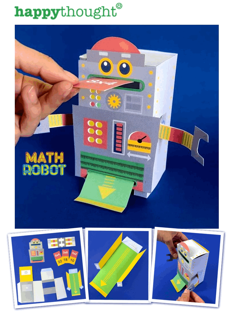 Math Robot STEM Craft: Engaging Classroom DIY Activity PDF