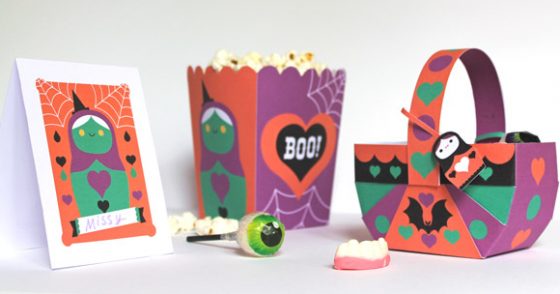 Spooky Halloween papercraft pack: Easy Halloween party printables!