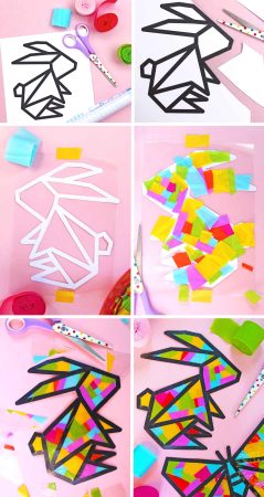 Springtime sun catchers templates. Be crafty today • Happythought
