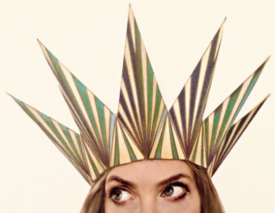 Star Crown headdress template. DIY costume idea • Happythought