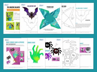 Halloween STEM worksheets - engaging, creative, fun printable activities!