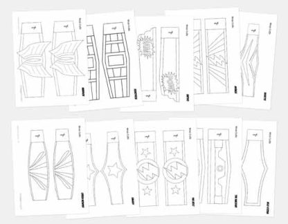 Printable Superhero masks. Be a super hero today • Happythought