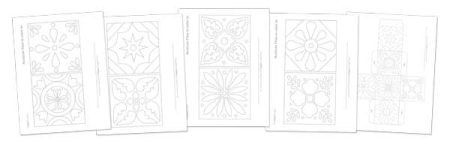 Printable Talavera tiles - vibrant decor sheets • Happythought