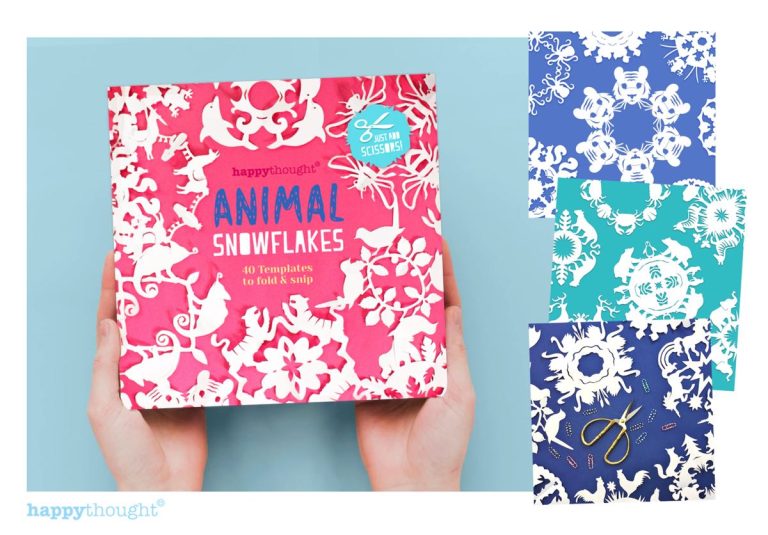 Animal Snowflakes templates: 40 Easy DIY craft templates • Happythought