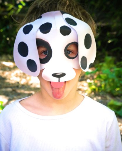 Printable dog mask video tutorial. Be crafty • Happythought