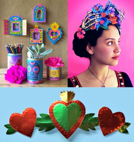 Day of the Dead craft activity pack. Easy craft ideas • Happythought