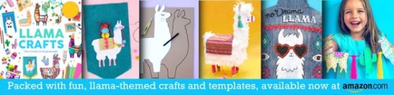 Paper Llama finger puppets. Be crafty • Happythought