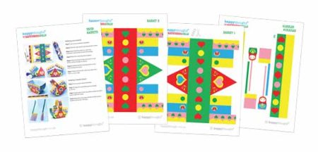 Russian Doll printable paper craft party pack • Happythought