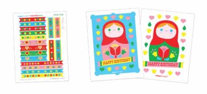 Russian Doll printable paper craft party pack • Happythought