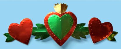 Milagro heart ornament. Easy DIY make your own Milagro • Happythought