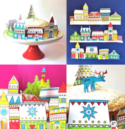 How to make a paper crafts village. Get crafty • Happythought