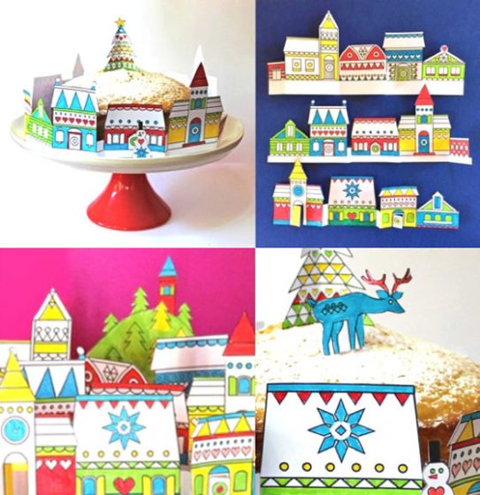 How to make a paper crafts village. Get crafty • Happythought