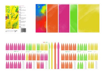 Paper rainbow leaf video. Be creative today! • Happythought