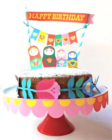 Russian Matryoshka doll papercraft. Get crafty • Happythought