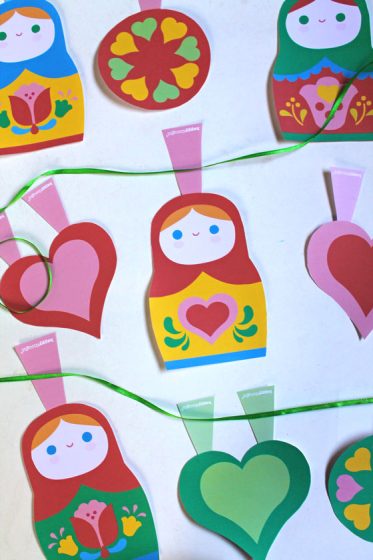 Russian Matryoshka doll papercraft. Get crafty • Happythought