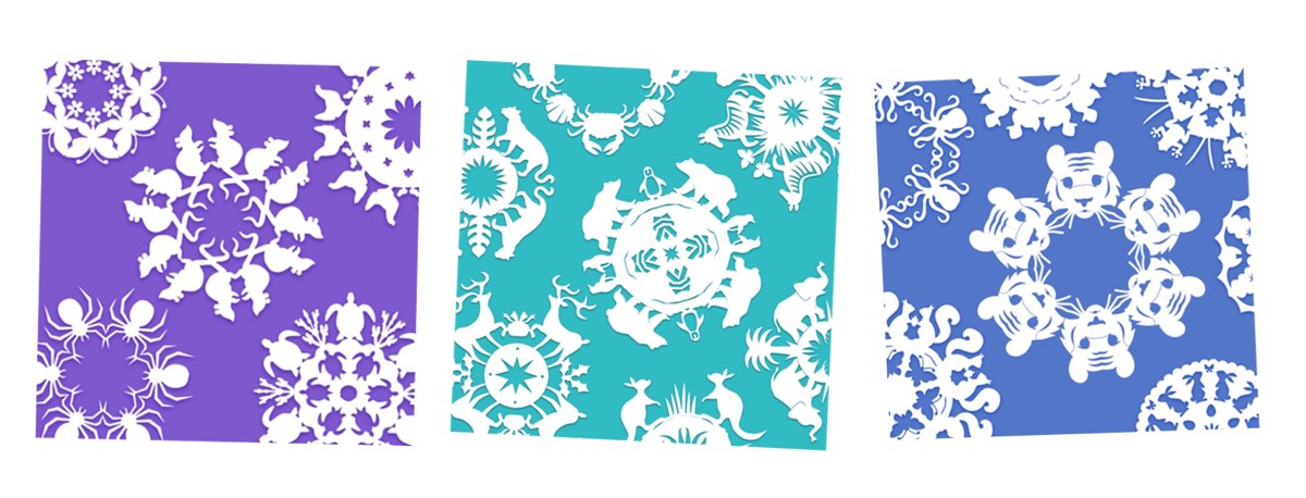 Animal Snowflakes templates to make today • Happythought