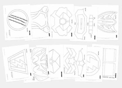 Printable Superhero masks. Be a super hero today • Happythought