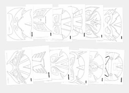 Printable Superhero masks. Be a super hero today • Happythought